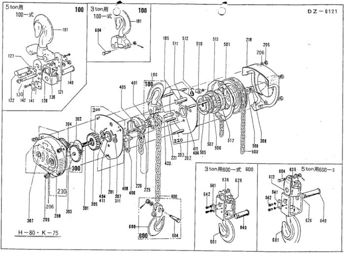 สลักตะขอแขวน "ELEPHANT" K-75 1T NO.105 - Toolsheep